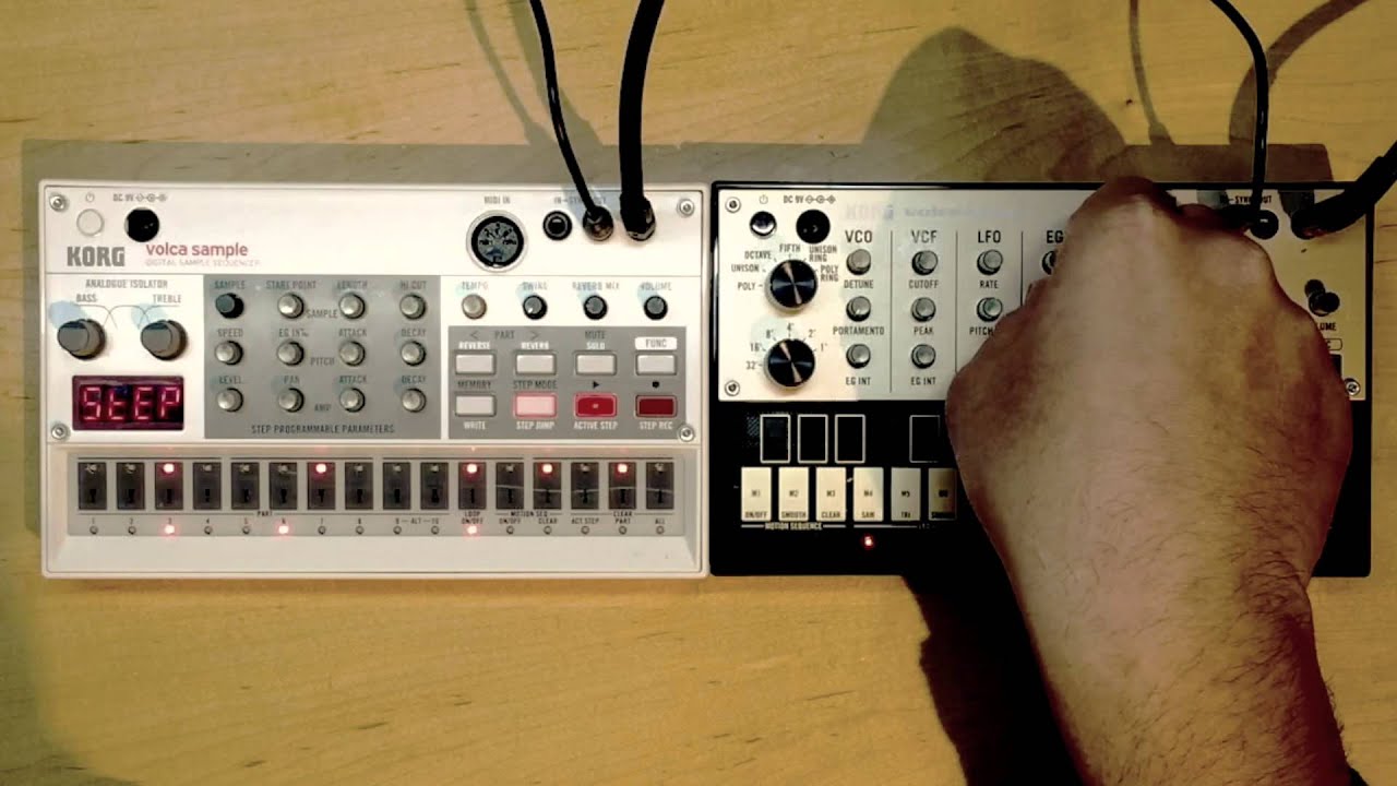 Korg Volca Sample Demo #03 -Volca Sample and Keys Session- - YouTube