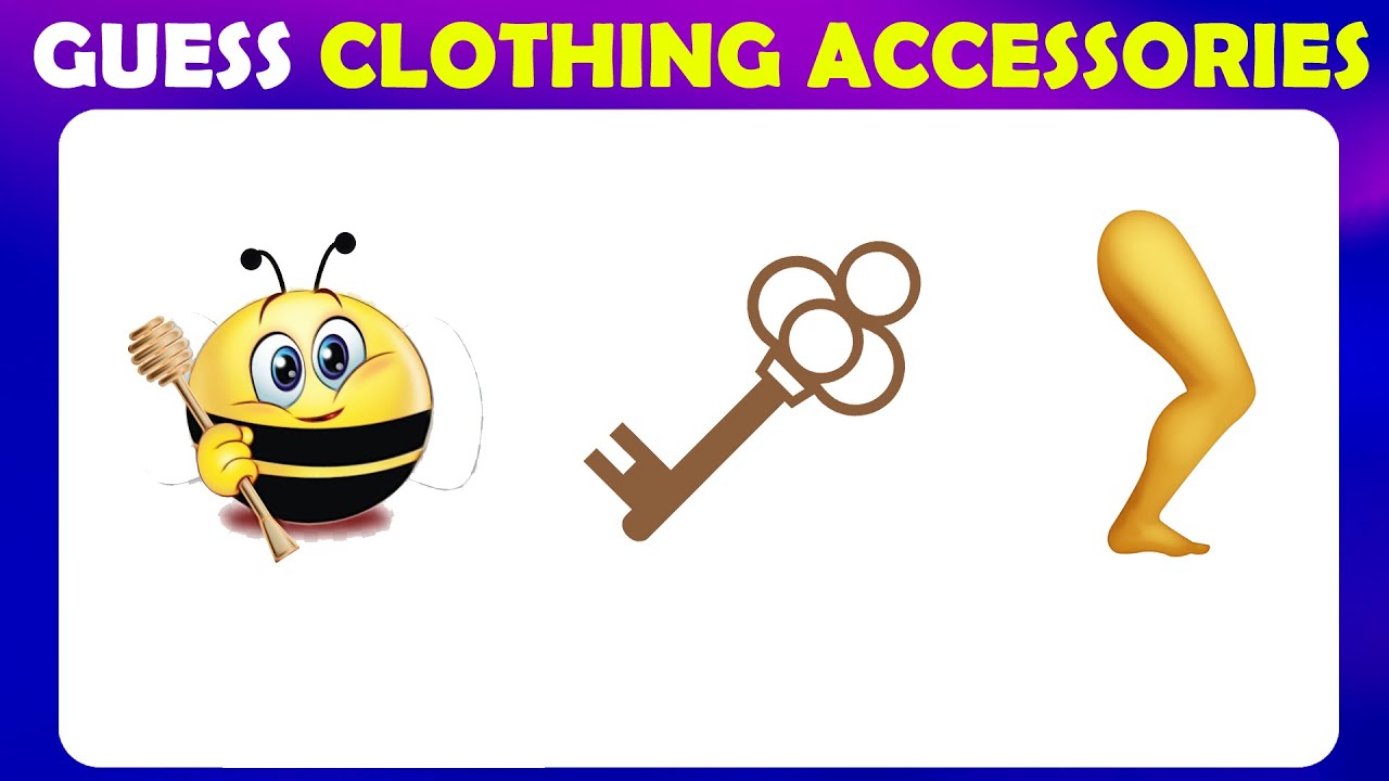 Can You Guess The Cloth By Emojis Challenge Fashion Quiz Guess the ...