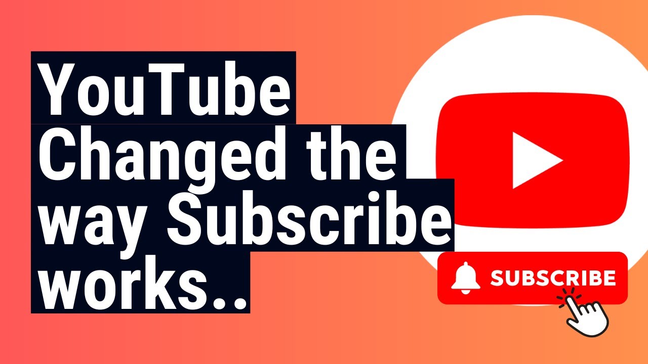 Why Aren't You Using YouTube's NEW SUBSCRIBE Feature? - YouTube