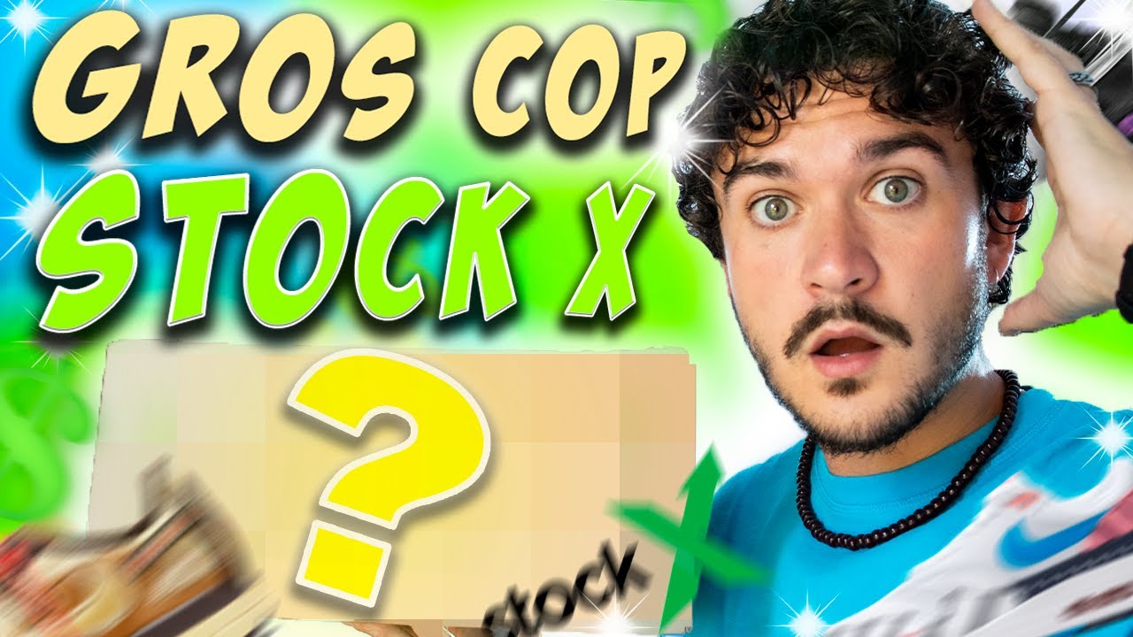 Je TESTE le site de RESELL SNEAKERS STOCK X 😍 - YouTube