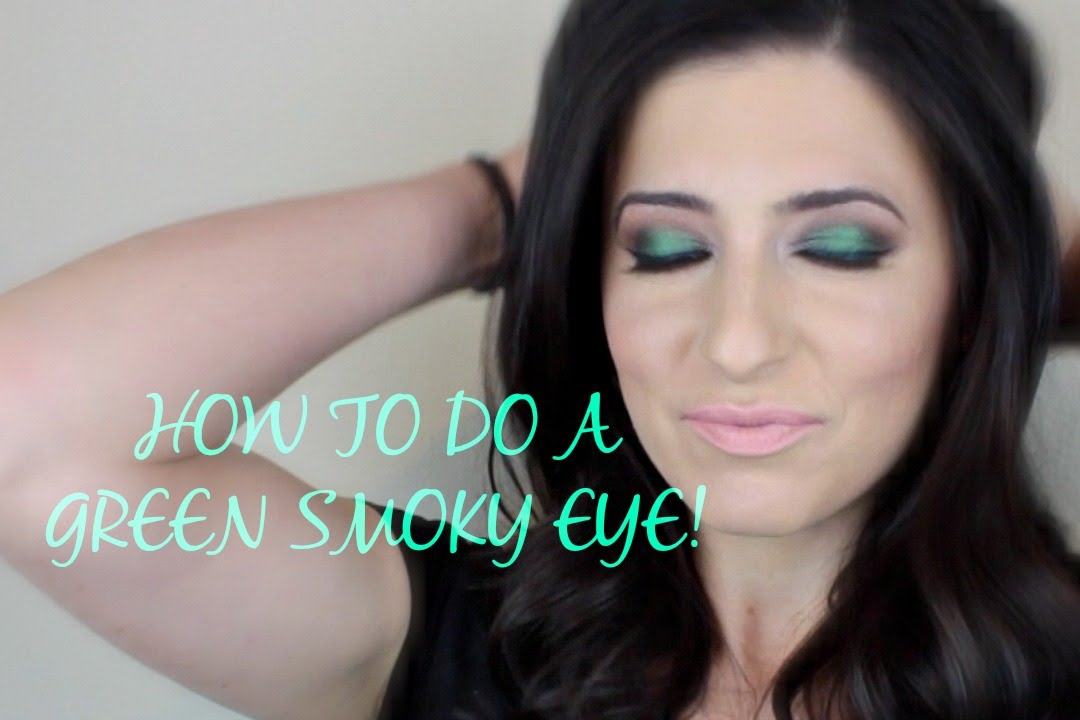 How to: Green Smoky Eye! - YouTube