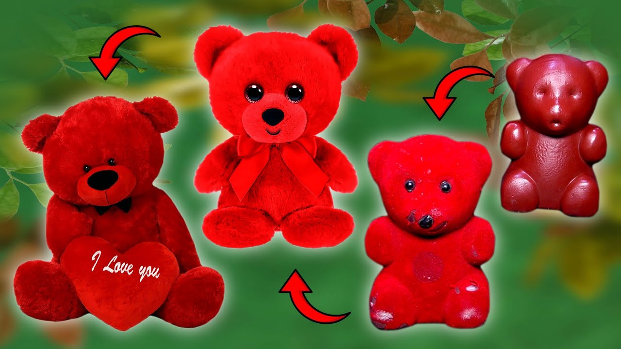 Make Teddy Bear Toys in DIY Process | Start New Toys Bussniss - YouTube