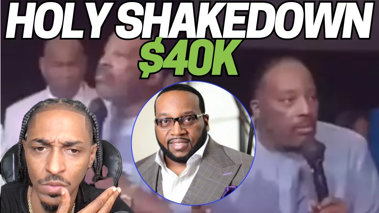 Marvin Sapp Tells Congregation No One Leaves Until We Get $40K...Ushers ...