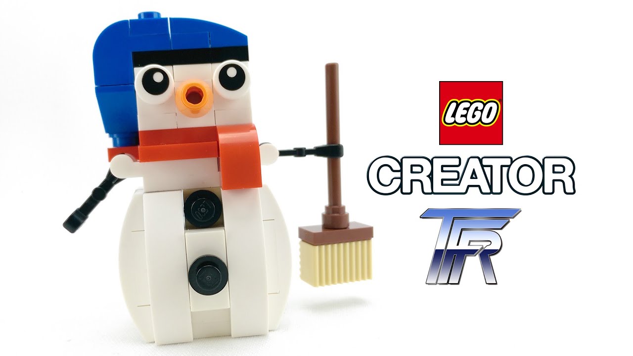 LEGO Creator 30197-1 SNOWMAN Holiday Set Review - YouTube