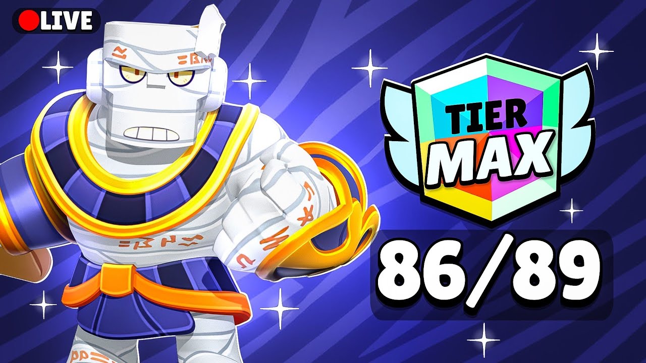 Pushing All Brawlers To Tier Max 🏆 | 86/89 | Road To 100k🏆 | Brawl ...