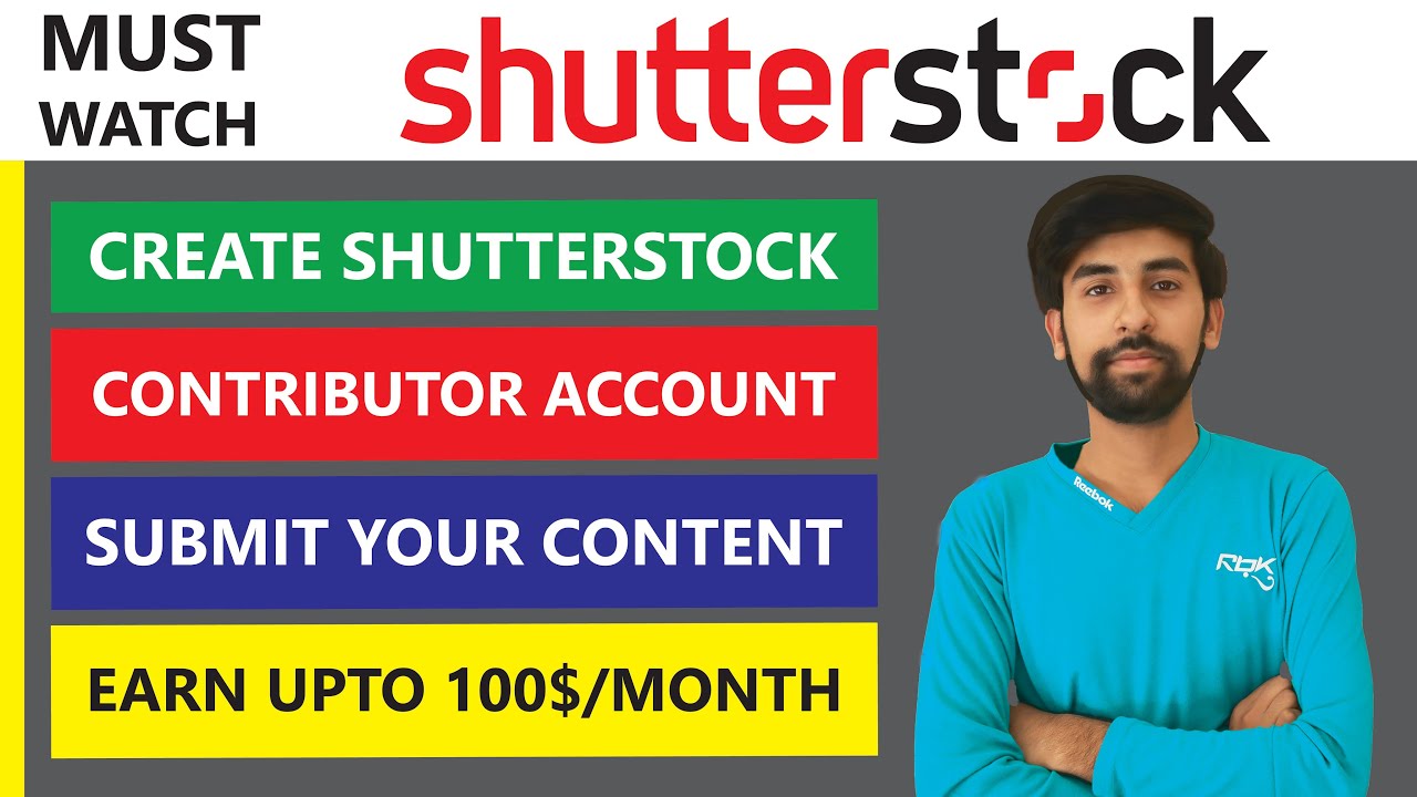 How To Create Shutterstock Contributor Account 2022 - Shutterstock ...