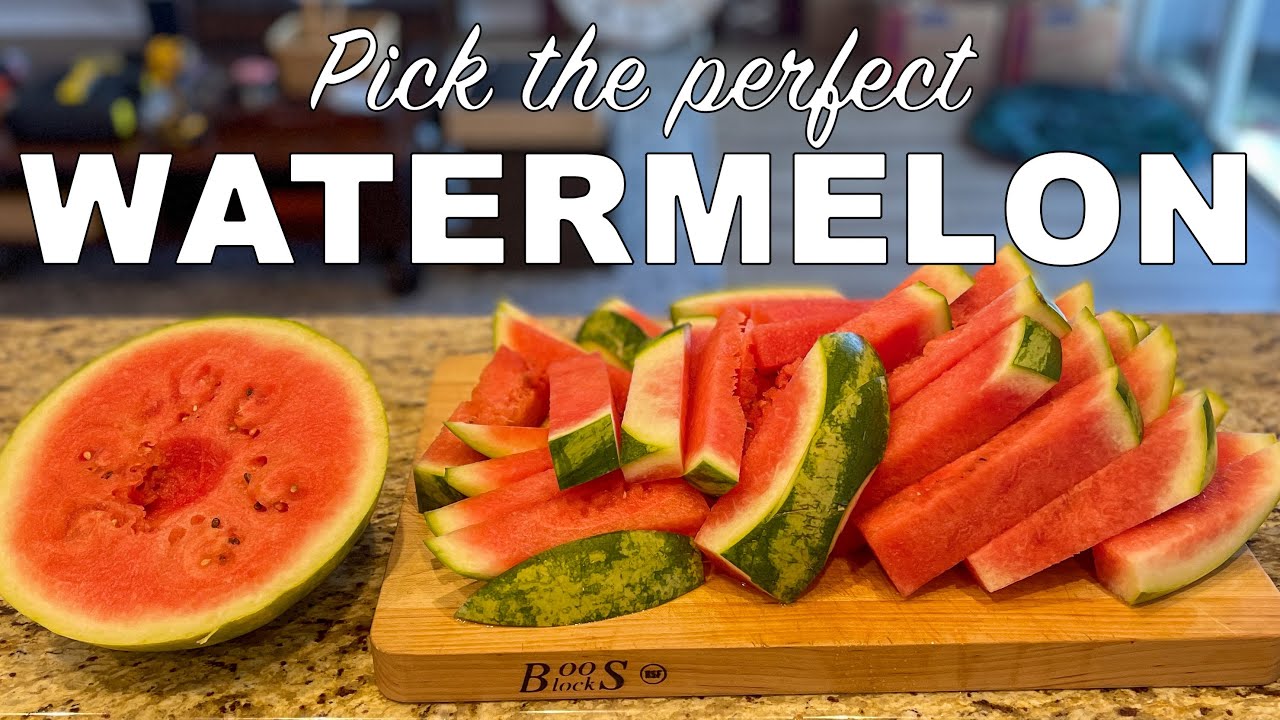 How To Pick the Best Watermelon Every Time | Bucks Kitchen - YouTube