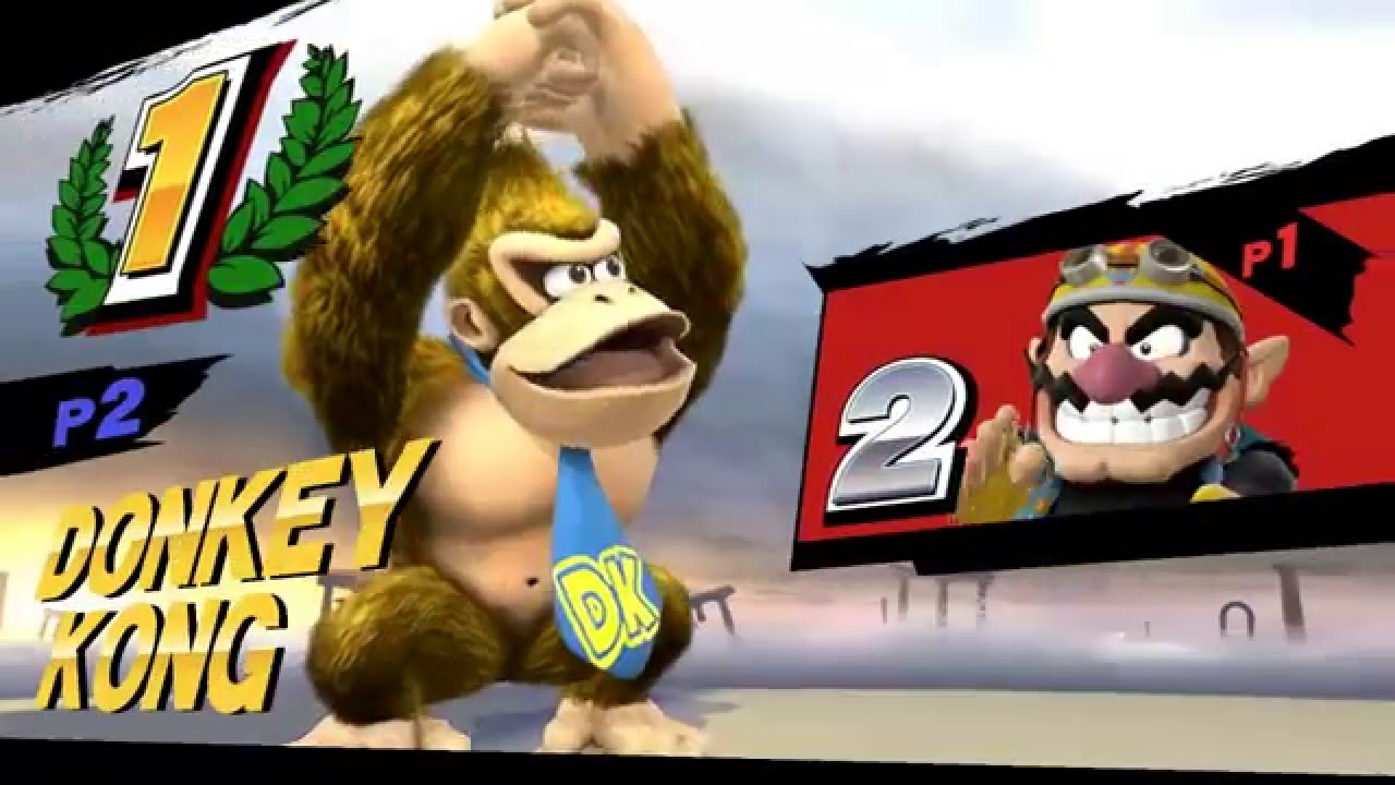 Super Smash Bros. for WiiU - DK (klonoa95) VS Wario - Combo Bongo HD ...