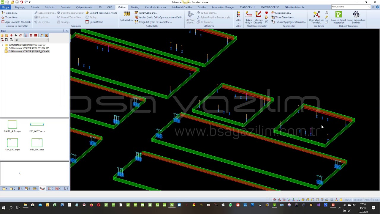 Alphacam Parametrik Sketcher - YouTube