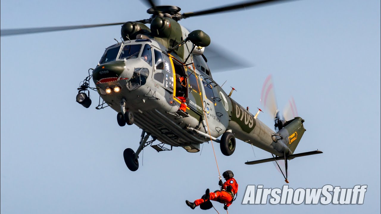 Amazing W3 Sokol Helicopter Demo! Czech Air Force - Airshow Radom 2023 ...