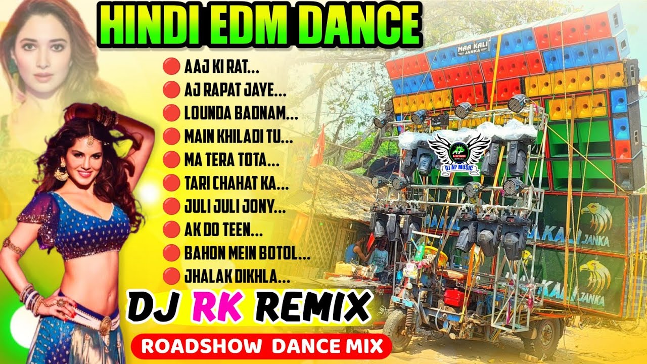 😜BACK TO BACK HIT HINDI ROADSHOW EDM DANCE MIX 2024🥀DJ RK REMIX 🥀 ...