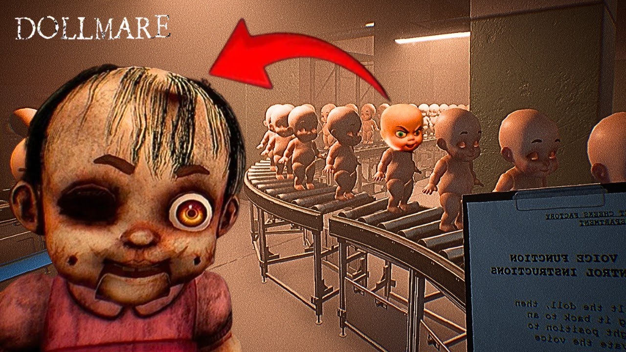 Working At A Haunted Doll Factory...😰 | Dollmare - YouTube