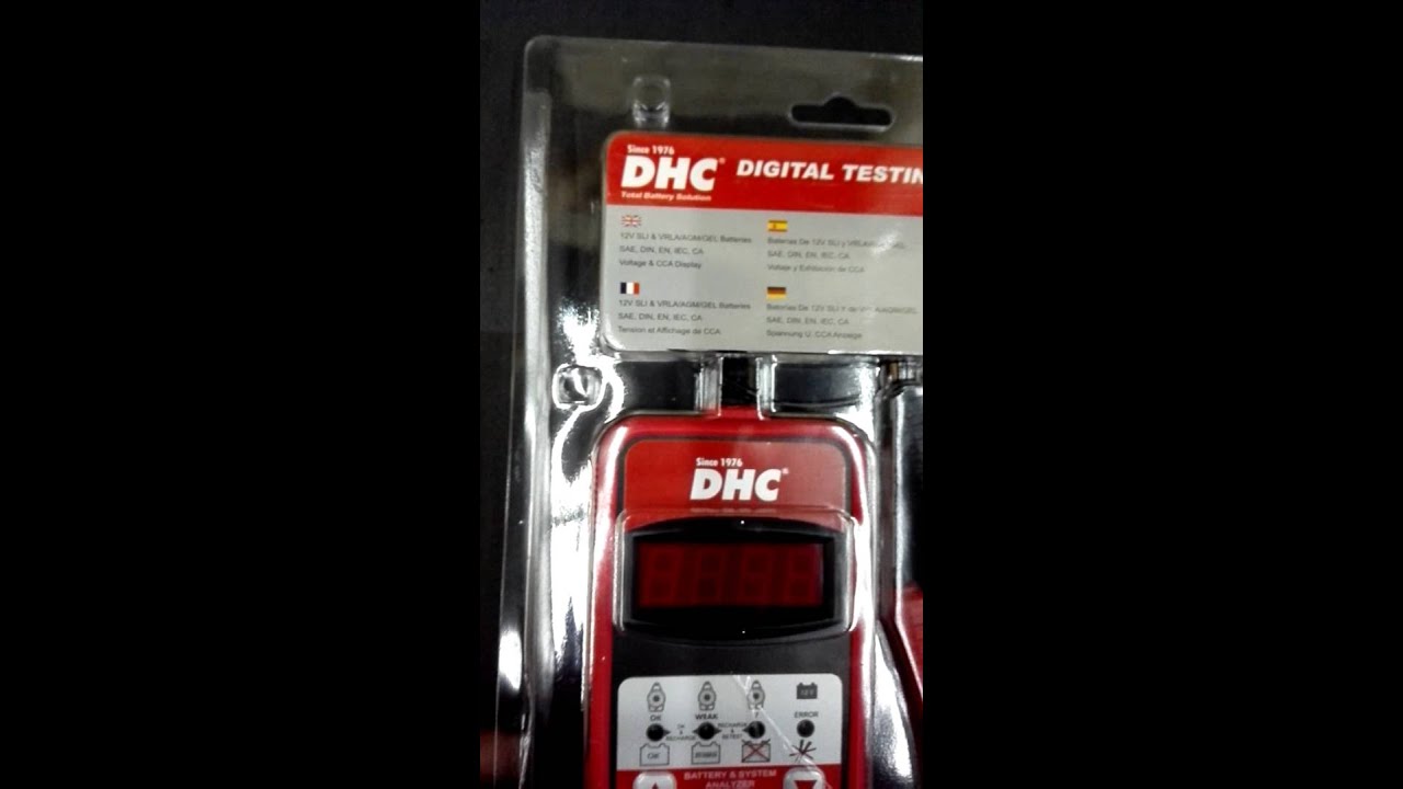 DHC BT-222 Digital Battery / Charging / System Analyzer (Code: 1150 ...
