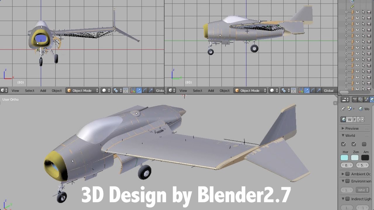 Blohm & Voss BV P215 RC 3Dデザインと製作 - YouTube