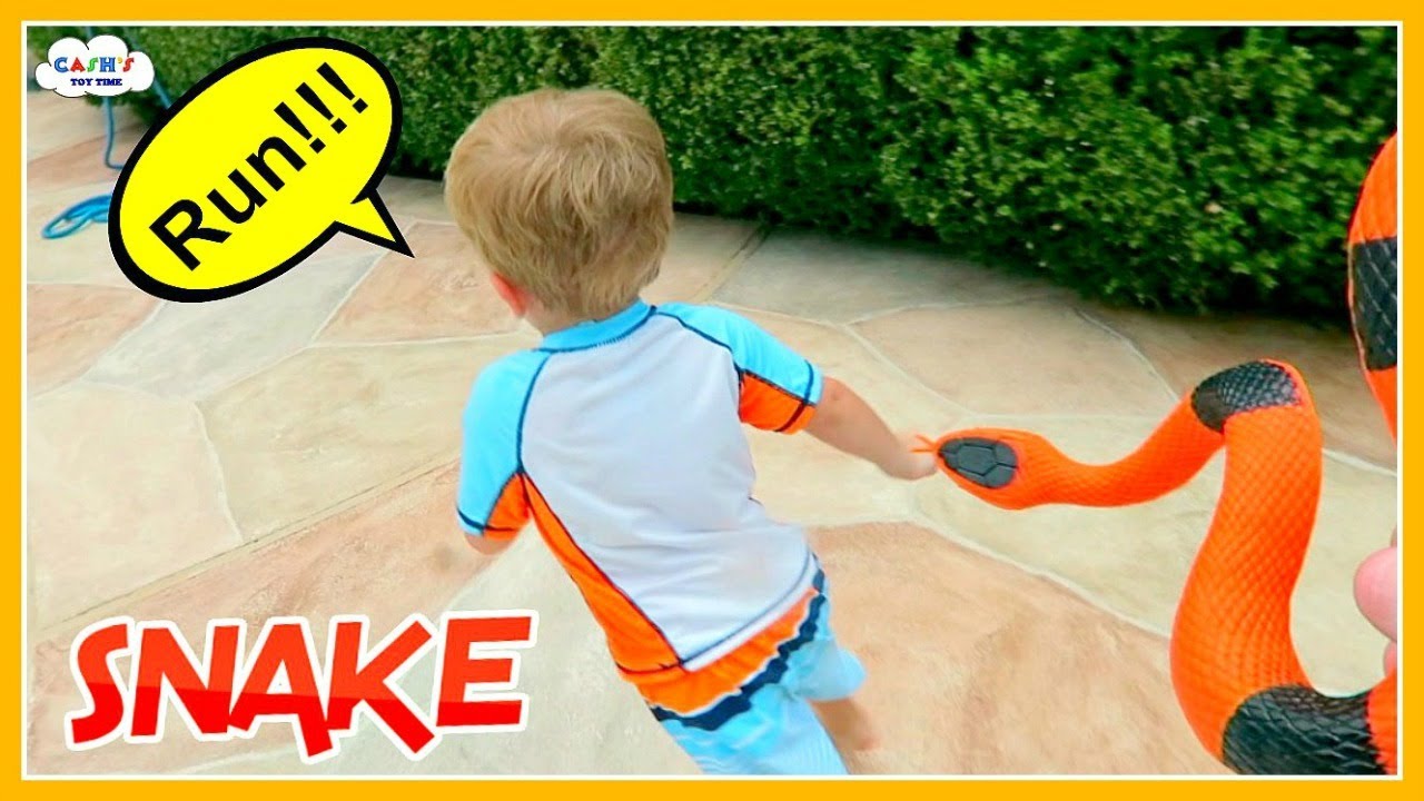 Kid Getting Chased By A Scary SNAKE!! - YouTube