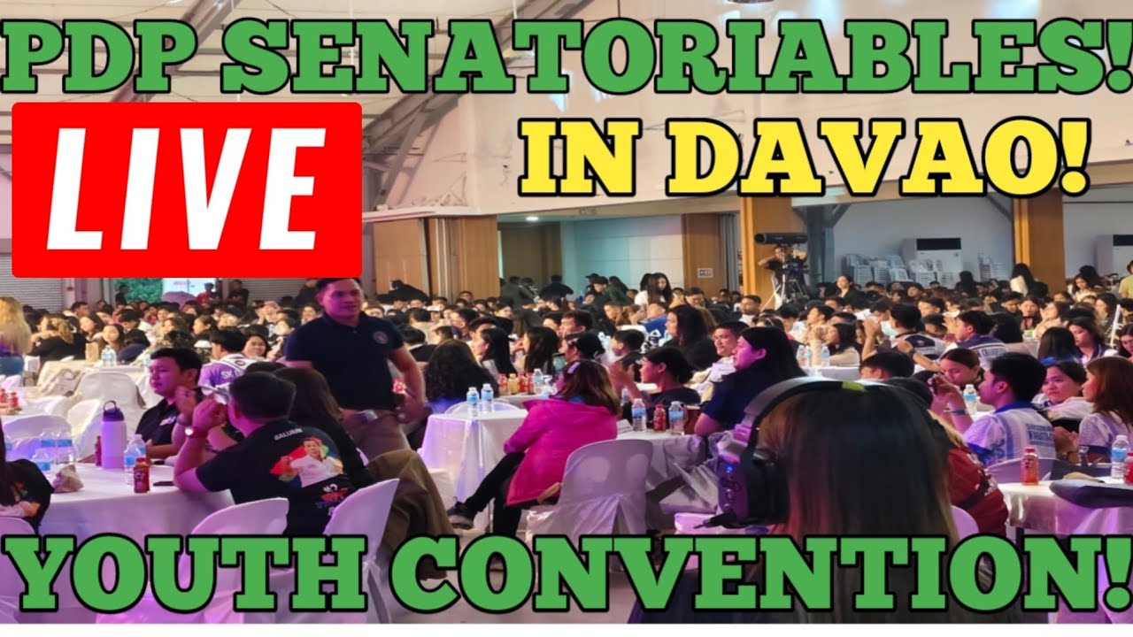 PDP SENATORIABLES DINAGSA SA DAVAO YOUTH CONVENTION! #dds - YouTube