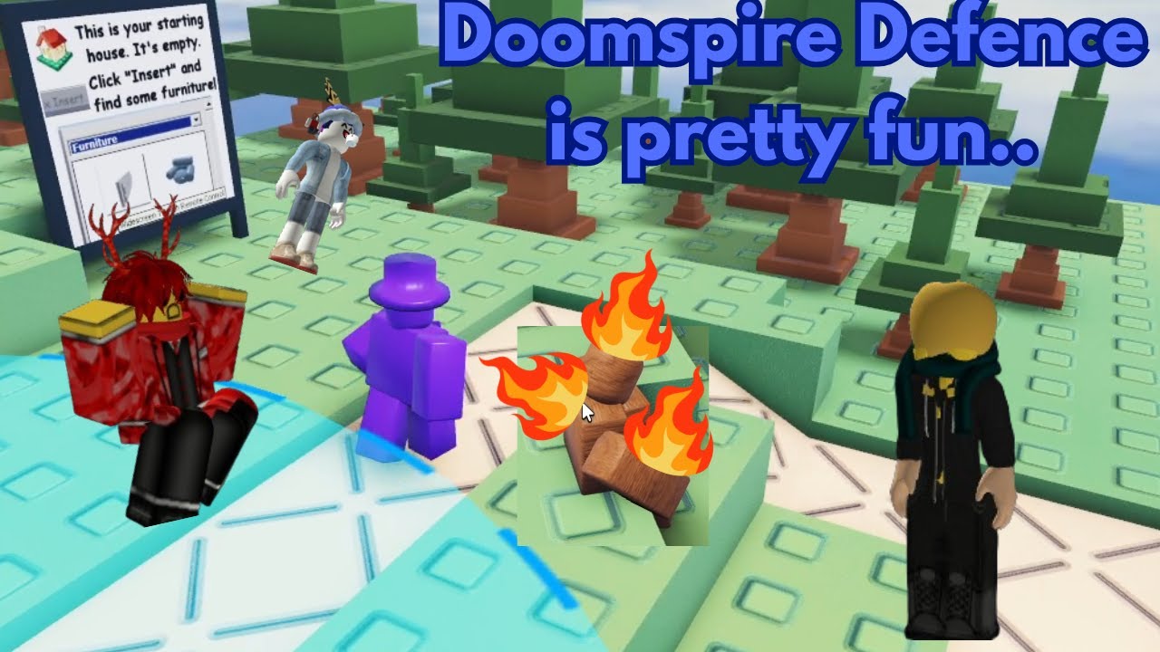 [ROBLOX] Doomspire Defence is pretty fun.. - YouTube