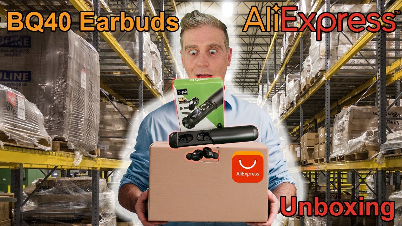 AliExpress BQ40 Earbuds unboxing & mini Review - YouTube