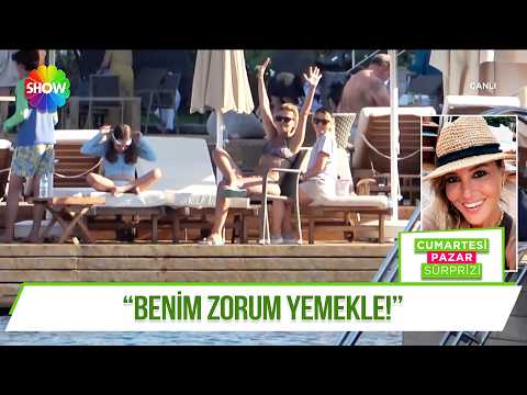 Gülben Ergen'in bikinili Bodrum keyfi!