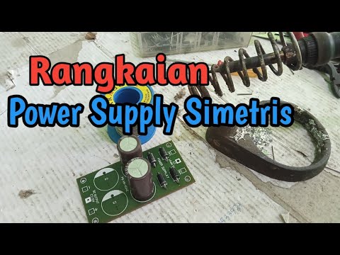 Cara membuat rangkaian power Supply/adaptor simetris#adaptor - YouTube