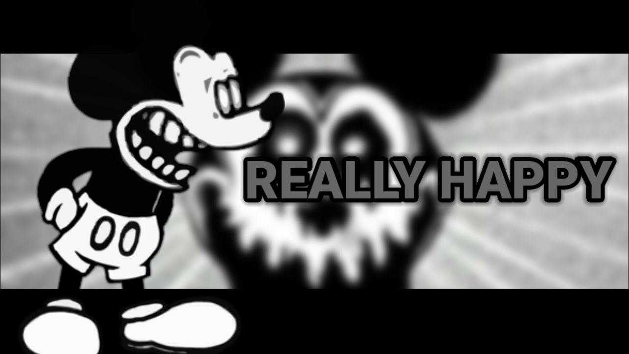 Tradução da really happy (FNF Suicide mouse) - YouTube