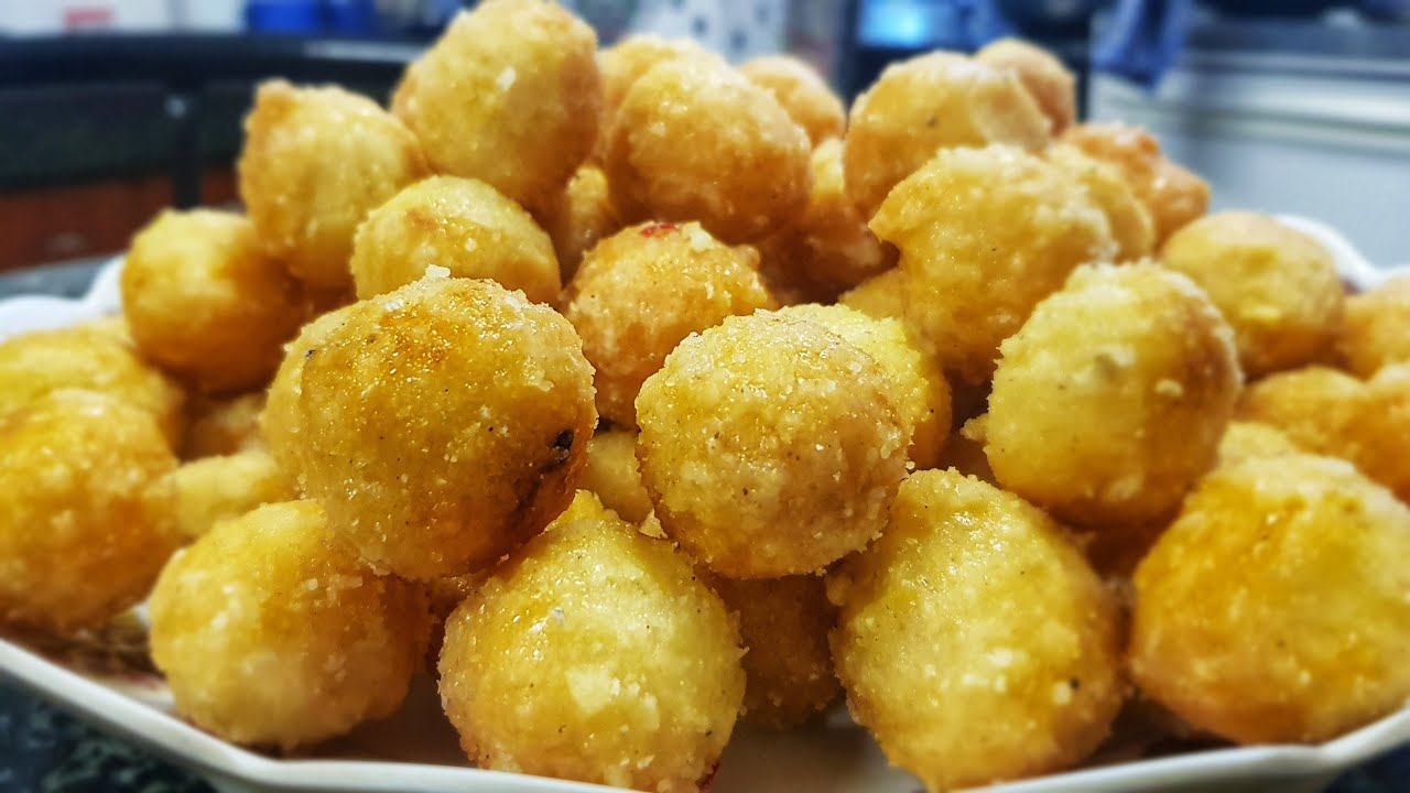 How to cook Sweet Crunchy Kaimati | Sweet Fried Round Dumplings ...