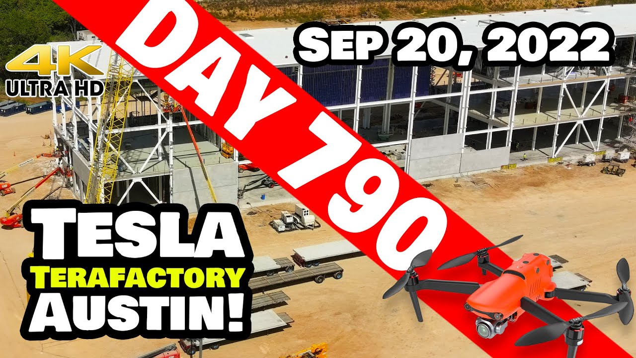 WALLS ON THE CATHODE BUILDING AT GIGA TEXAS! - Tesla Gigafactory Austin ...