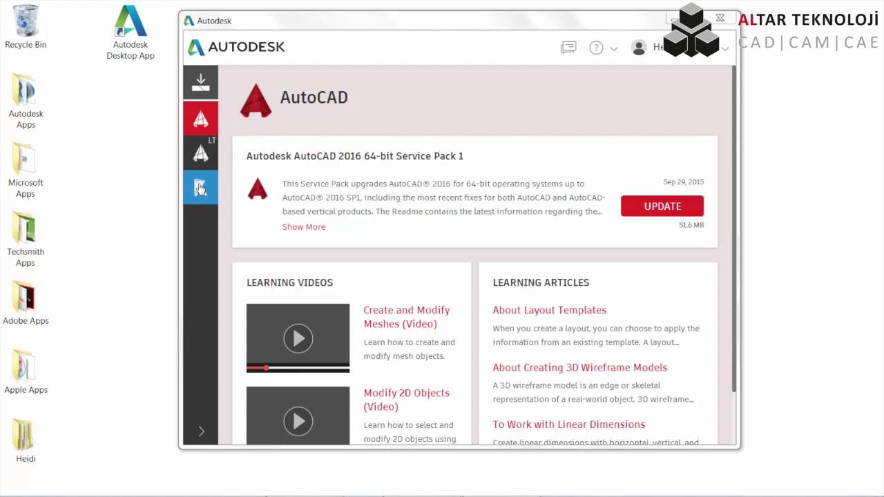 01 AutoCAD Desktop App - YouTube