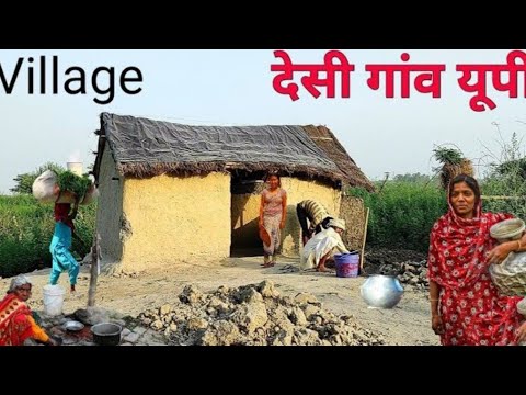 Nature Life India Uttar Pradesh Village || Rural Life India UP Village ...