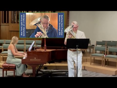 Baritone Horn Practice: "New York Lighguards Quickstep" - Followed by Full Performance on ...