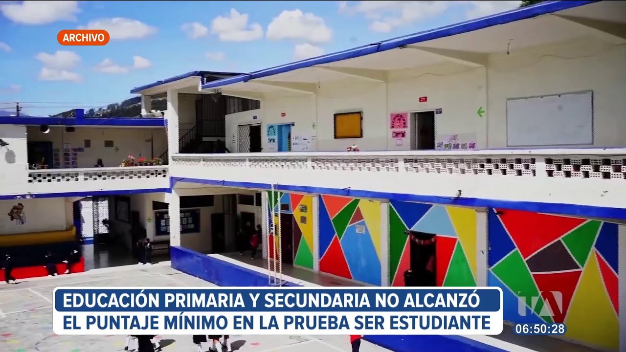 ¿Cómo se encuentra la educación primaria y secundaria en Ecuador? - YouTube