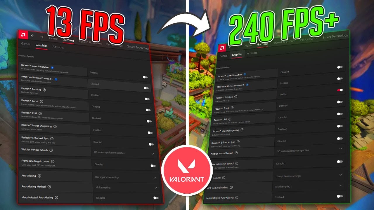 Valorant - NEW Best AMD Radeon Settings for Season 25 Act 3! (MAX FPS ...