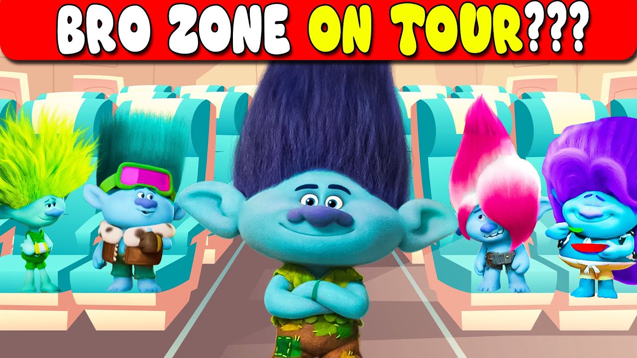 Guess Trolls Band Together Characters By Smiles & Voices | Bro Zone On ...