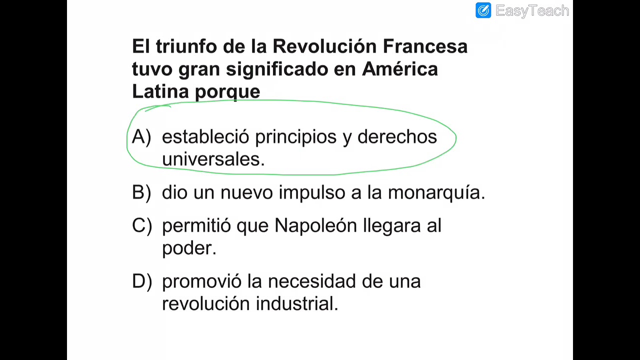 COMIPEMS / Historia / El triunfo de la Revolución Francesa tuvo gran ...