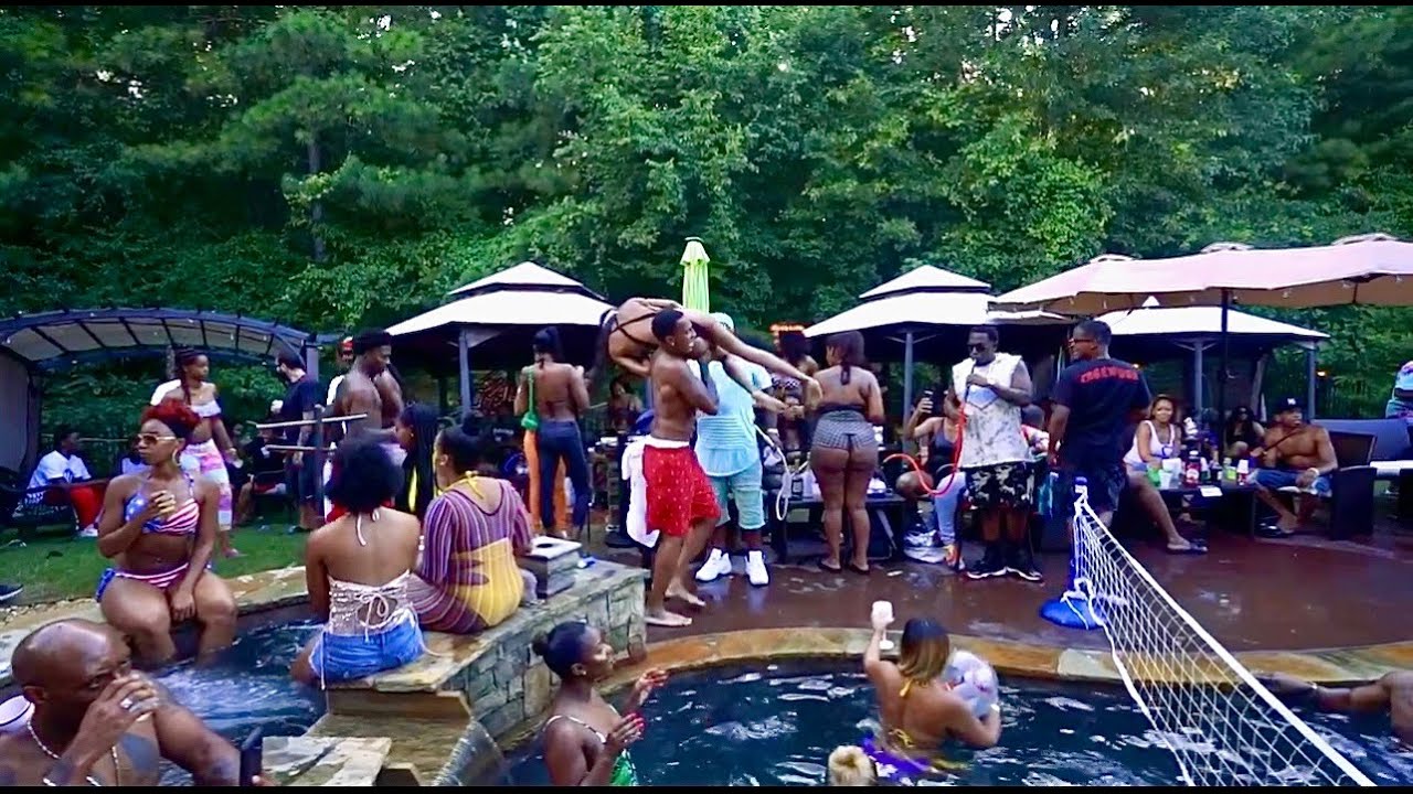 CELEBRITY MANSION POOL PARTY ATLANTA!! BLOW MONEY & ONYX STRIPPER BASH ...