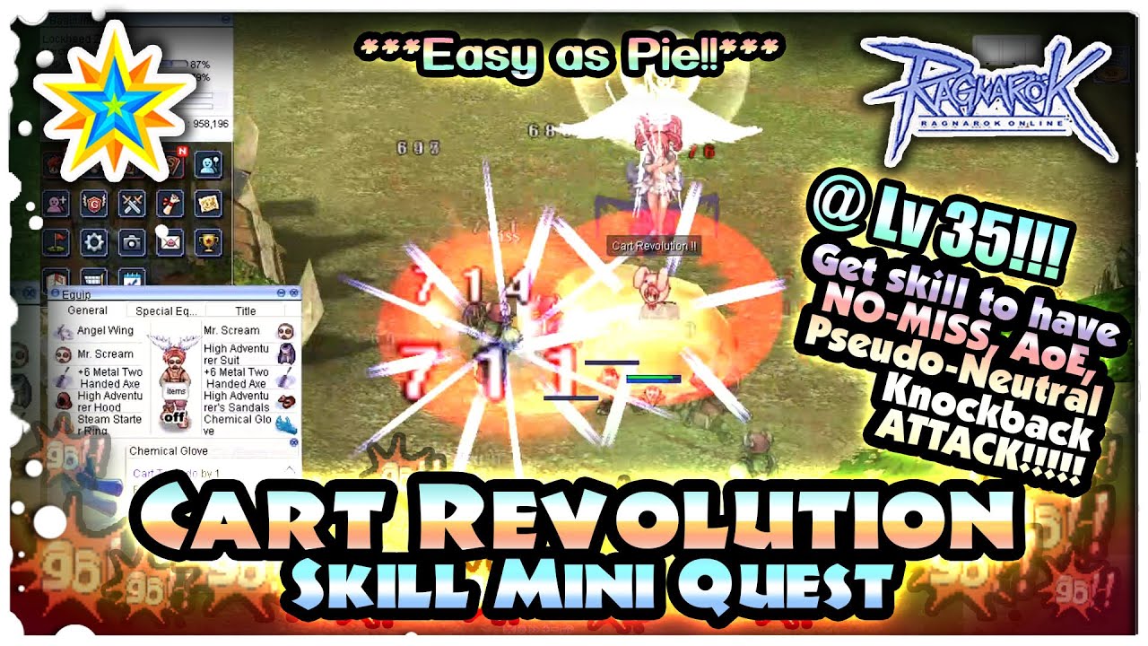 Ragnarok Online - Cart Revolution Skill Quest ☆ LUCKY STAR - YouTube