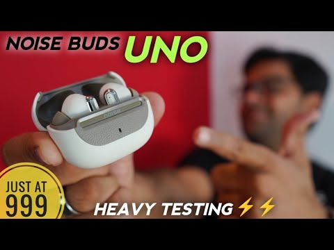 Noise Buds UNO with Leather Accent Just at 999 ⚡⚡ Heavy Testing ⚡⚡