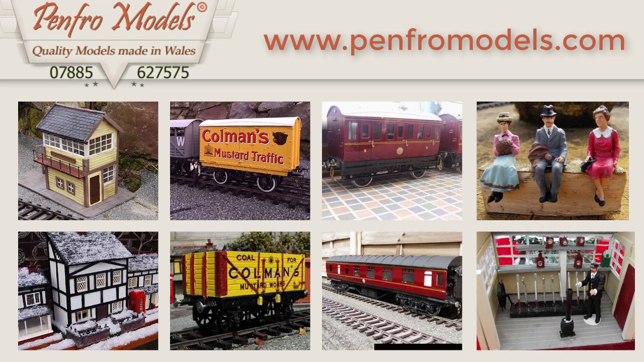 Penfro Models Guage 3 and G scale Railway Models - YouTube