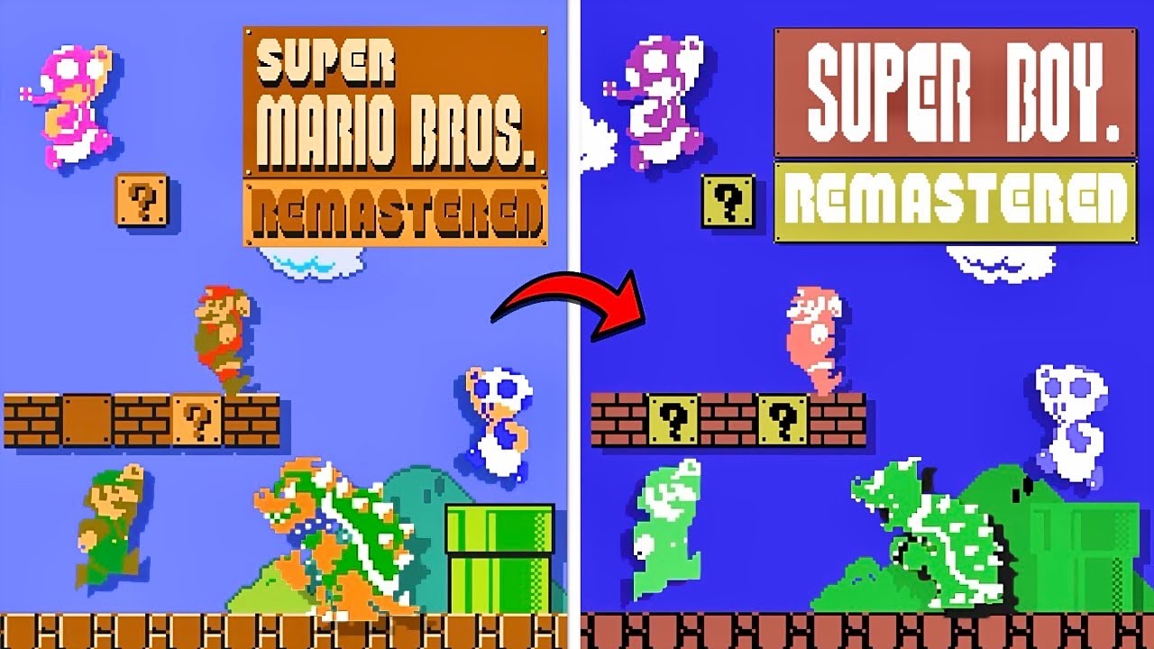 Super Mario Bros. Remastered - Super Boy Remastered HD Playthrough ...