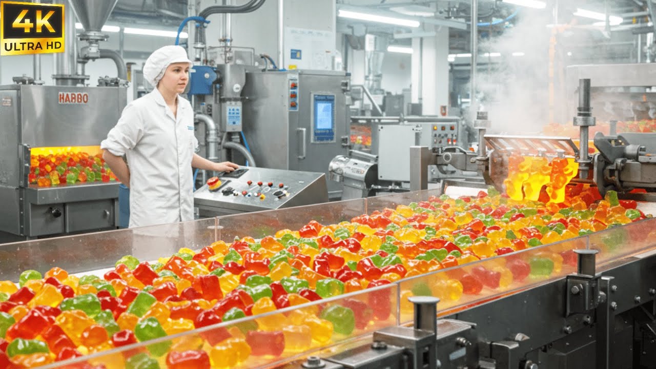 Amazing Gummy Candy Manufacturing Process: How It's Made | Top ...