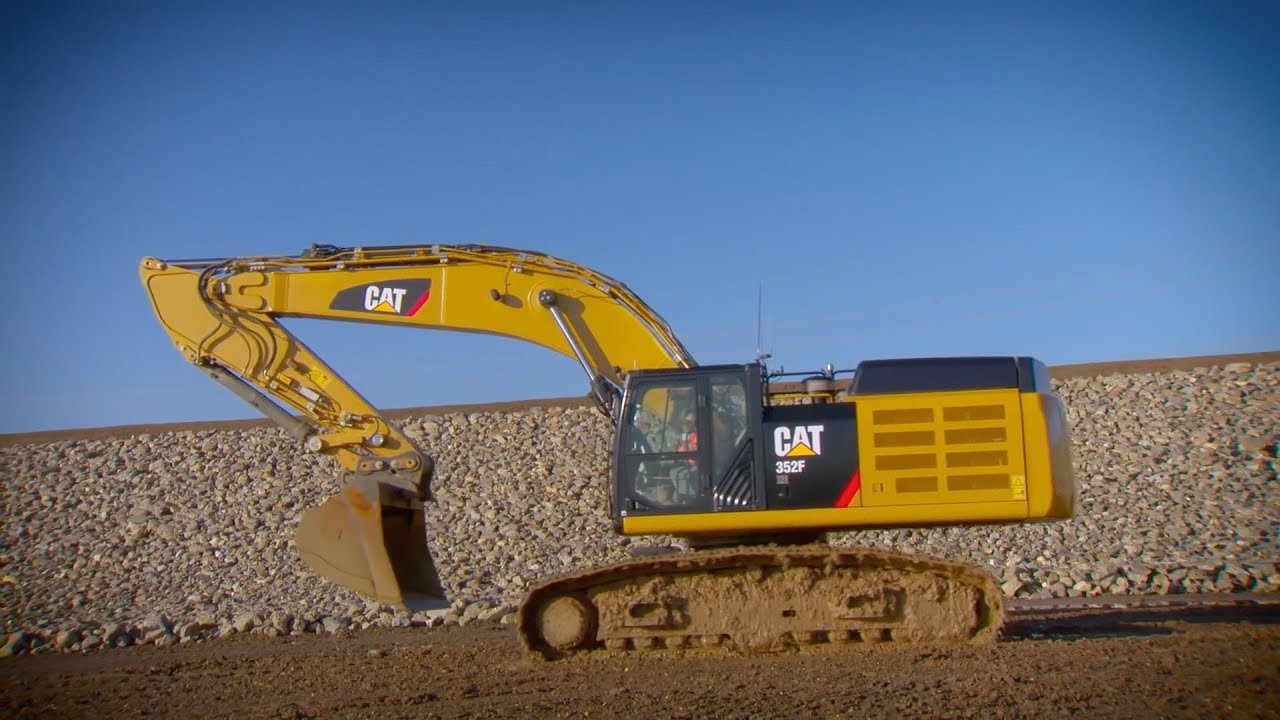 Cat® 352F XE Graafmachine - YouTube