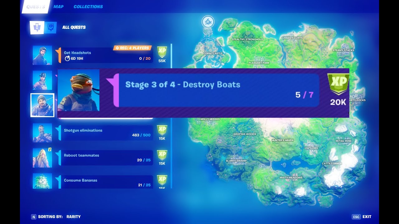Fortnite BOATS Location! Destroy Boats Week 6 Challenge Guide - YouTube