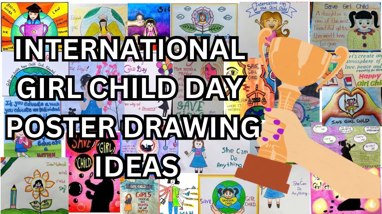International Girl Child day Poster ideas 2024 | Girl Child day ...