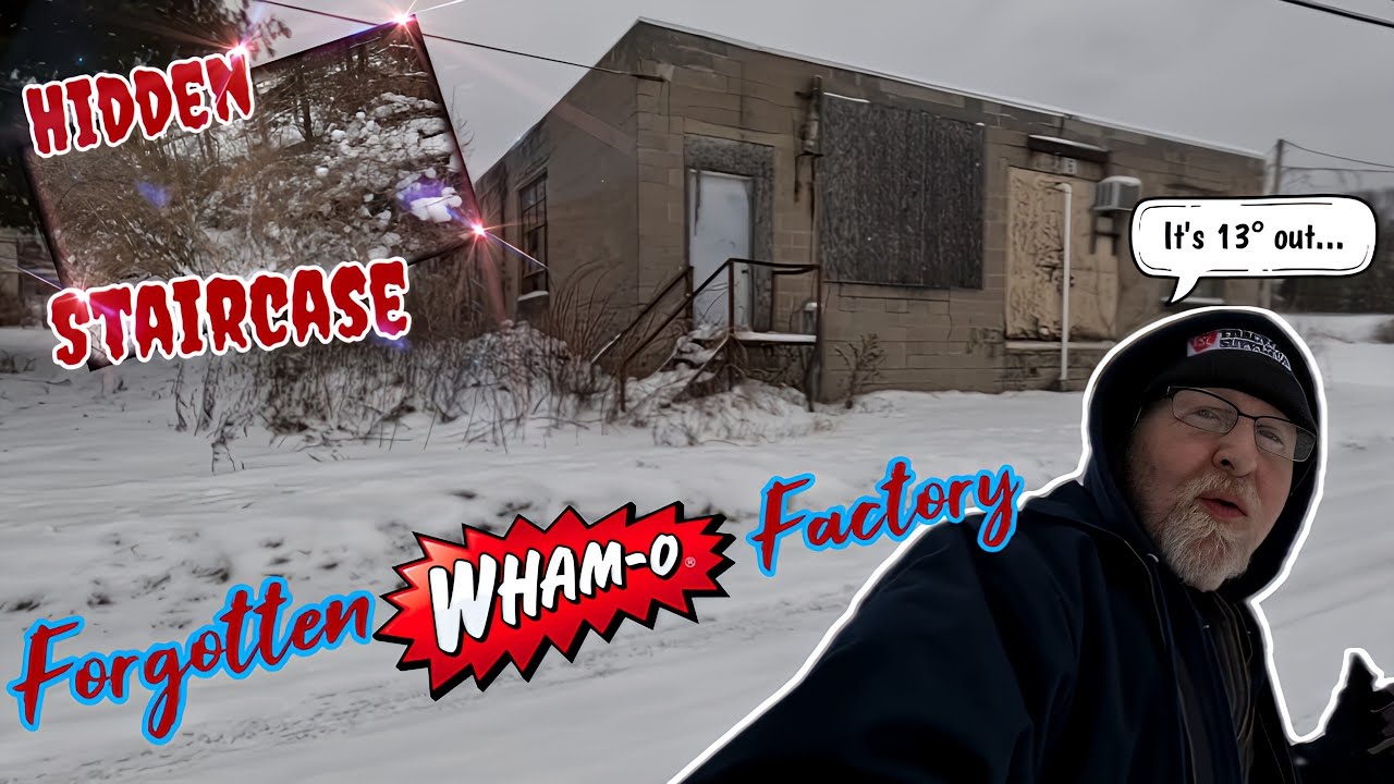 Forgotten Wham-O "Hula Hoop" factory | Hidden staircase / 50s History ...