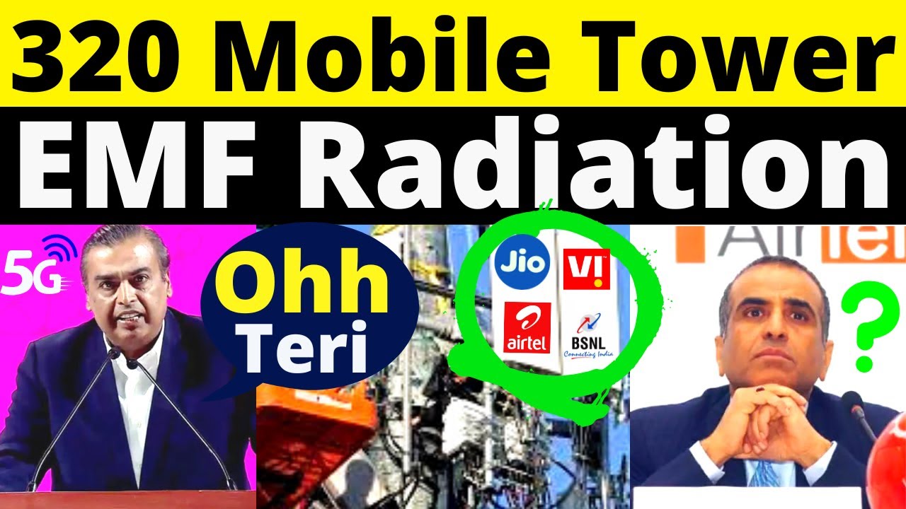 Jio Airtel Vi BSNL Mobile Tower Radiation | Mobile Tower Radiation ...