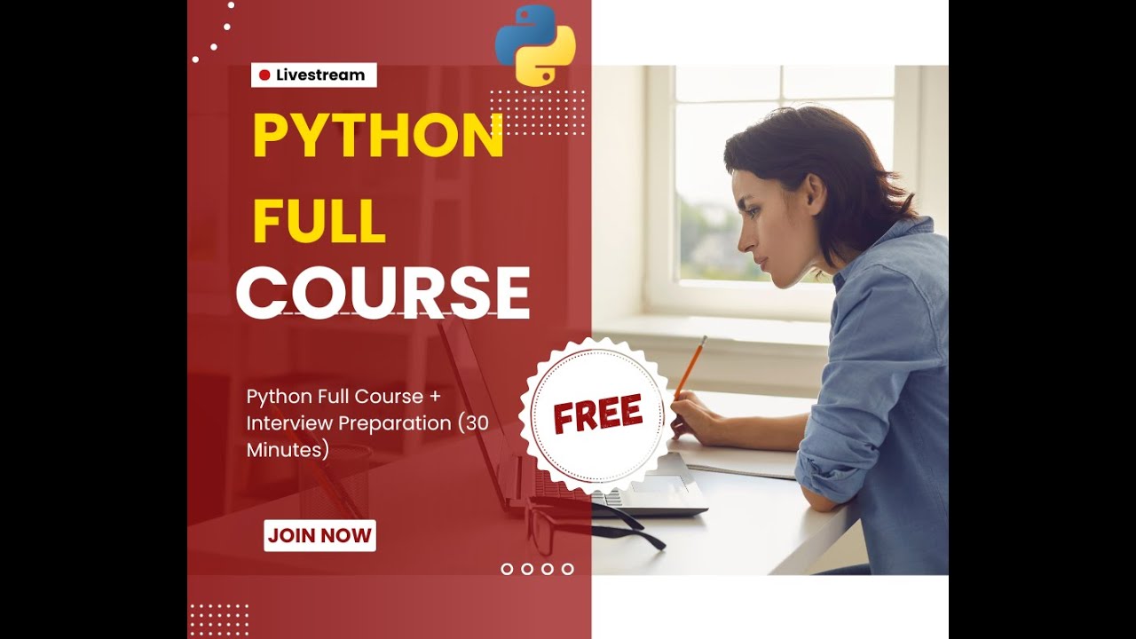 Python Full Course in Hindi | Learn Python + Interview Prep in 30 ...