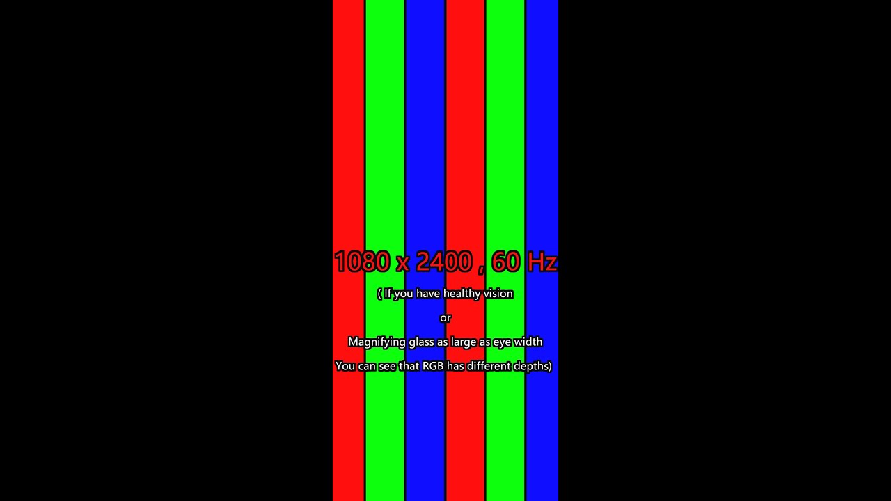 15 min【1080x2400_60Hz】Stuck pixel dead pixel FIX by Wong's ...