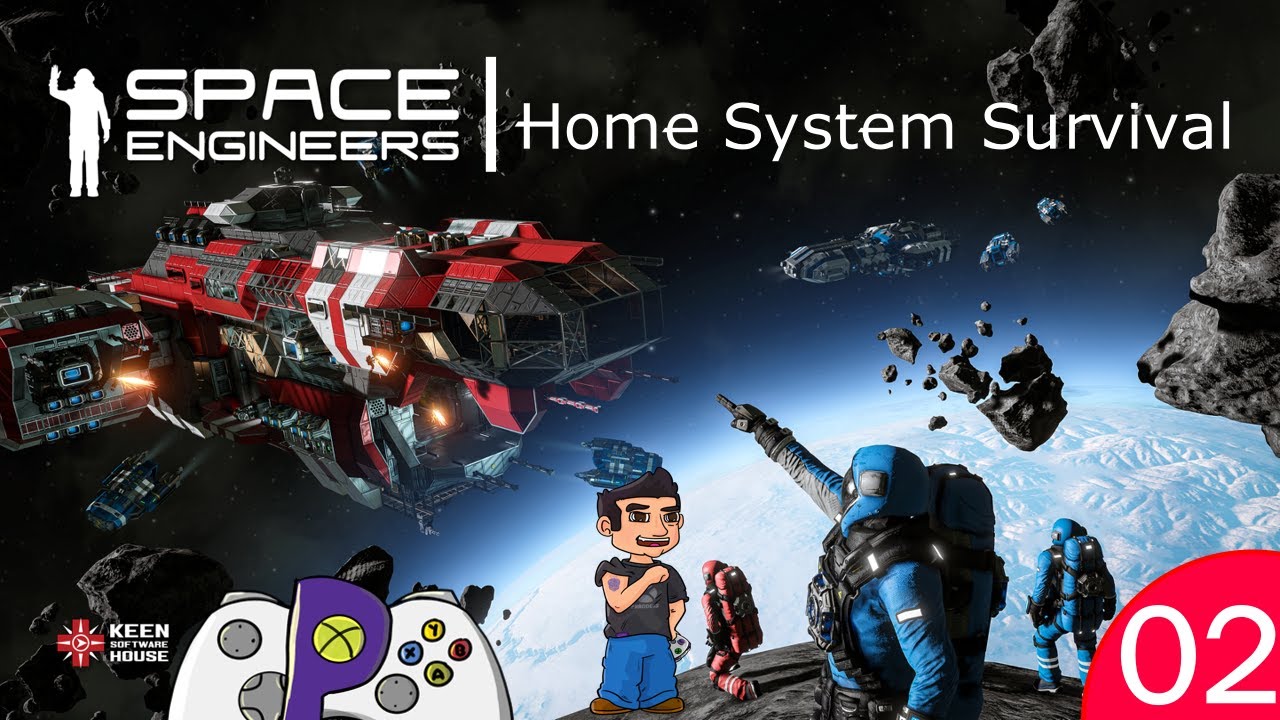 Space Engineers - Home System Survival - Episode 02 - YouTube