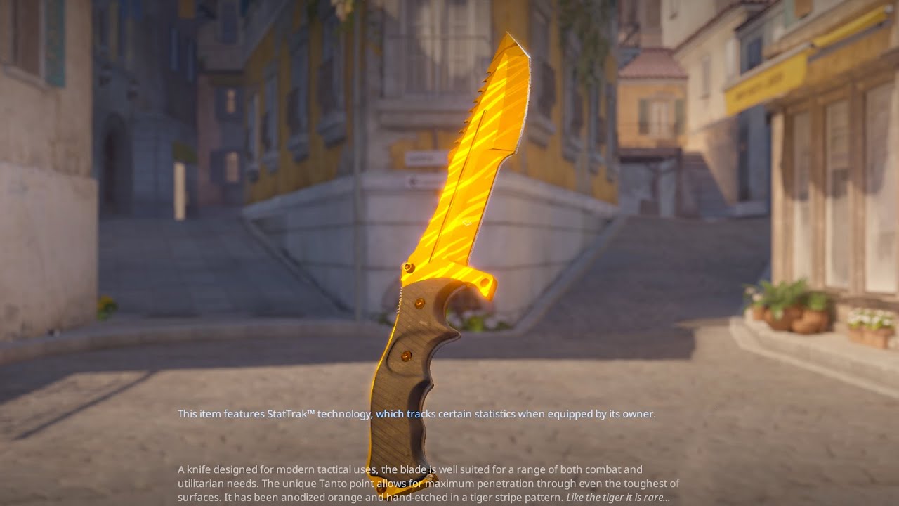 CS2 HUNTSMAN TIGER TOOTH Knife - YouTube