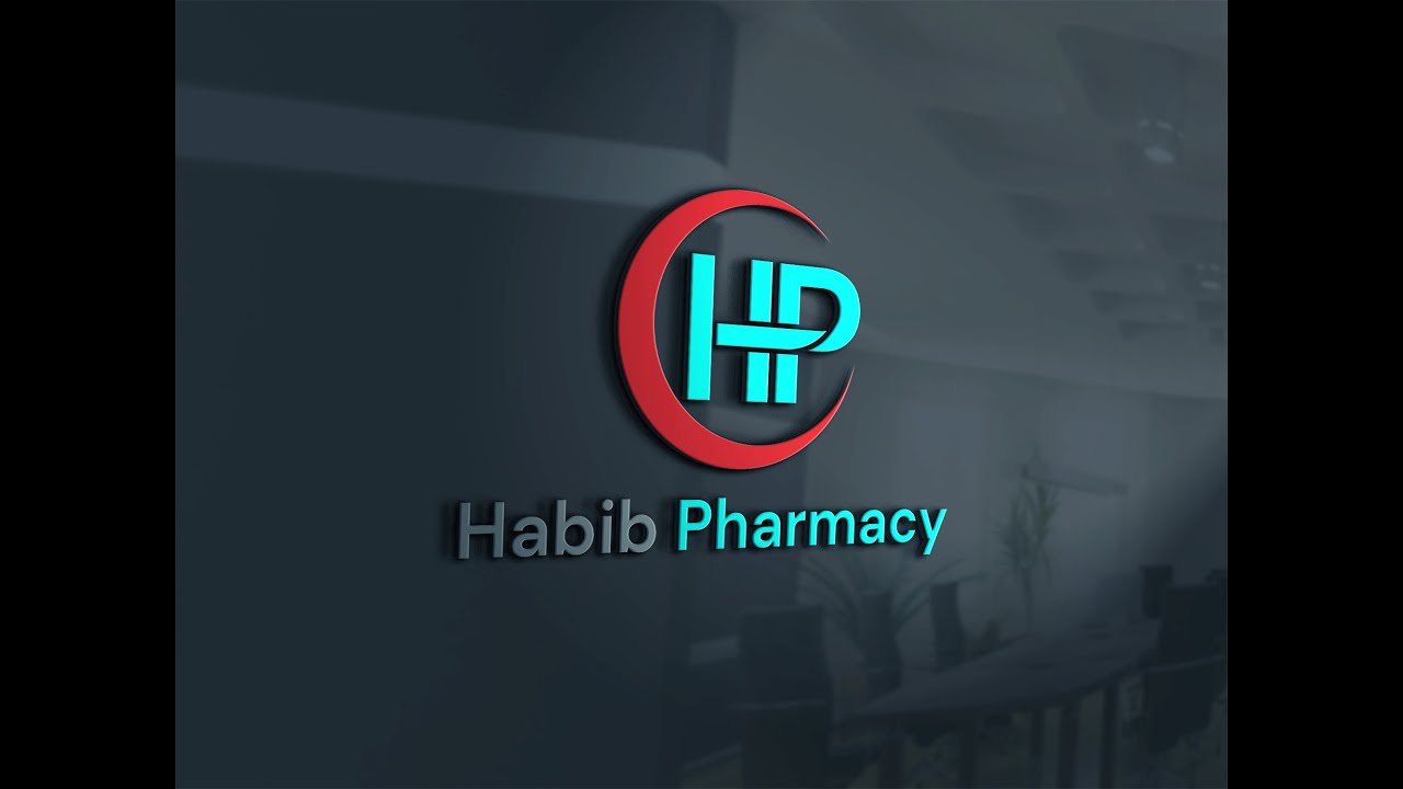 Habib Pharmacy logo design tutorial - YouTube